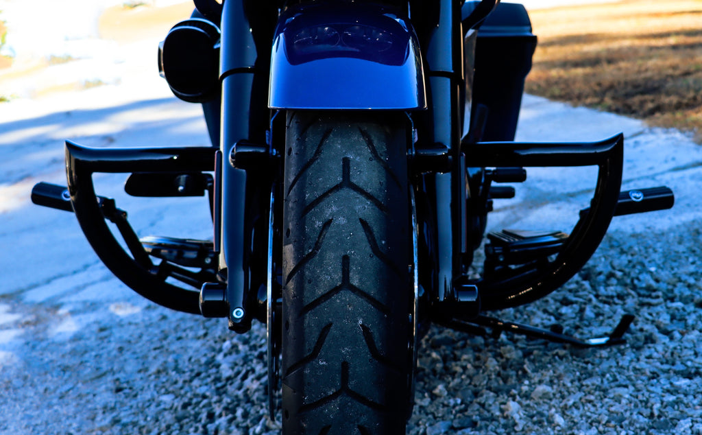 Custom Motorcycle Highway Bars Bung King Highway Peg "High Bar" Crash